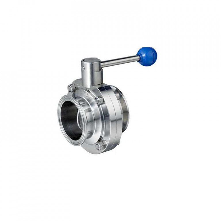 Tri-Clover butterfly valve - Union